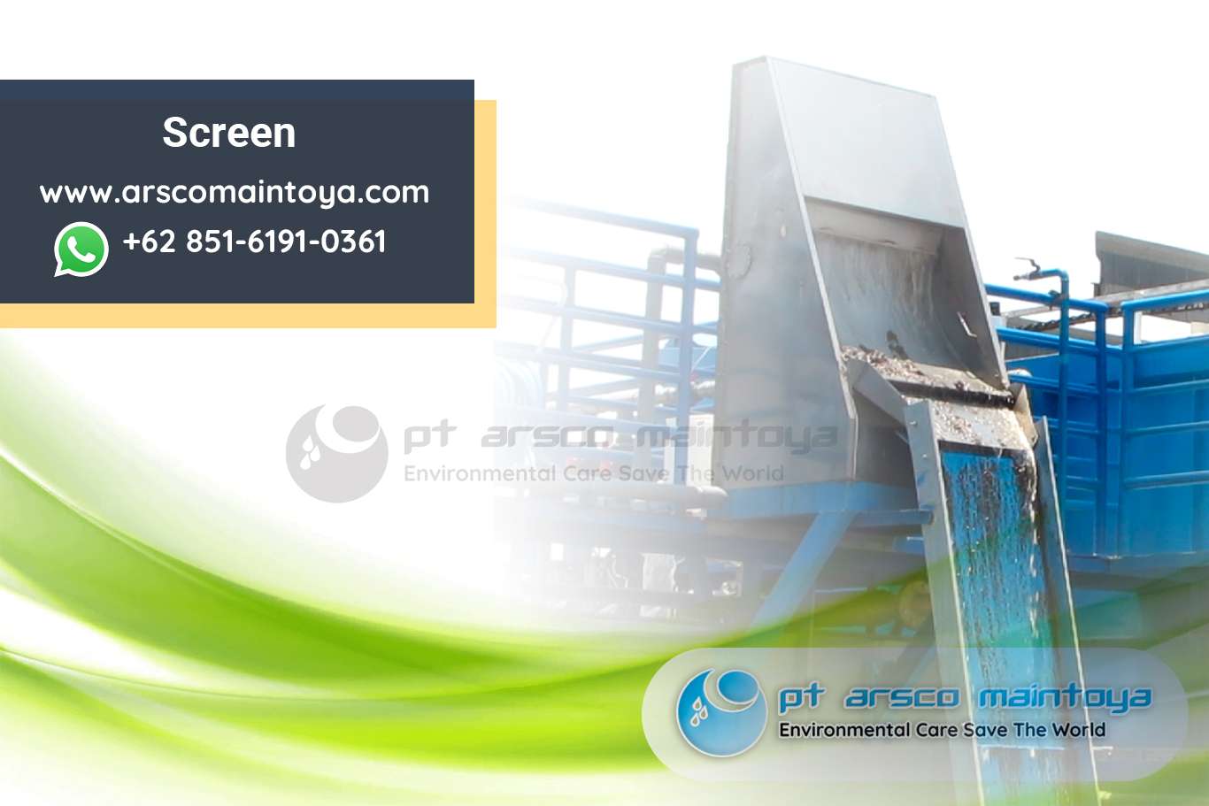 Screen - Jasa Konsultan Kontraktor WWTP WTP STP